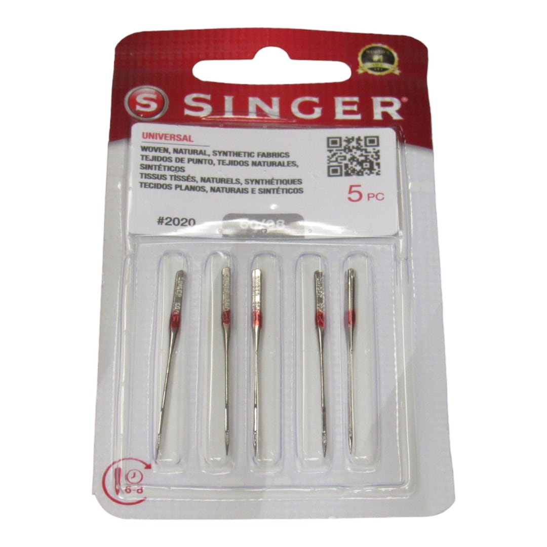 Sewing Machine Needles - Singer Brand Red #2020 - Sharp Point 5 Pack - Etsy