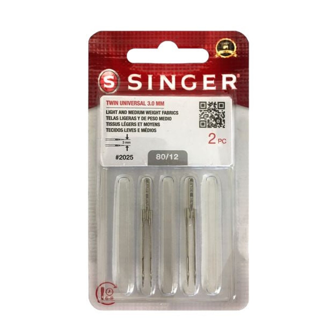 Sewing Machine Twin Needles Singer Brand 3 Mm Wide Size 12 or 14 - Etsy