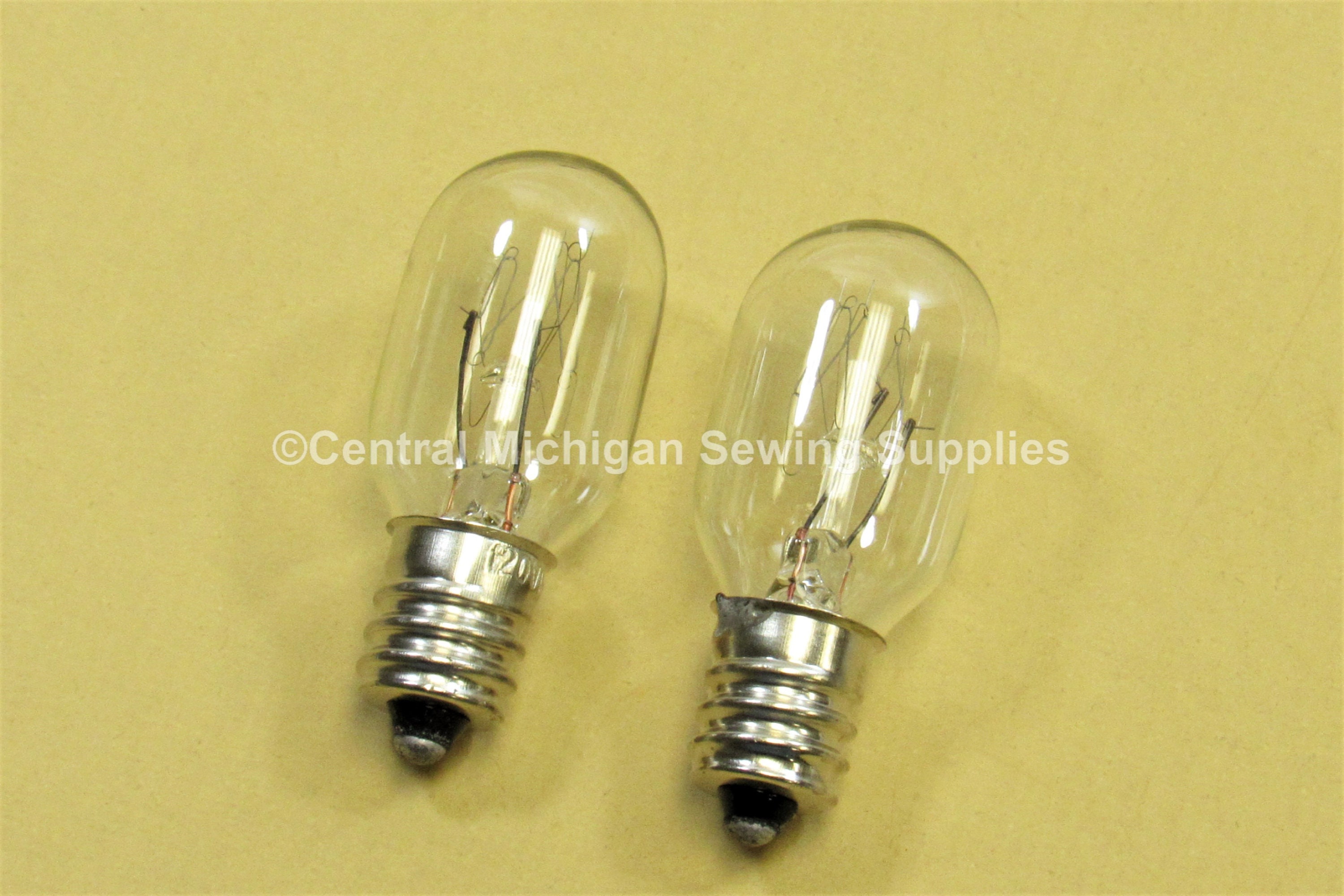 Light Bulb Screw In Type, 7/16 Base, 15W, 120 Volt Light Bulb Screw In Type, 7/16 Base, 15W, 120 Volt