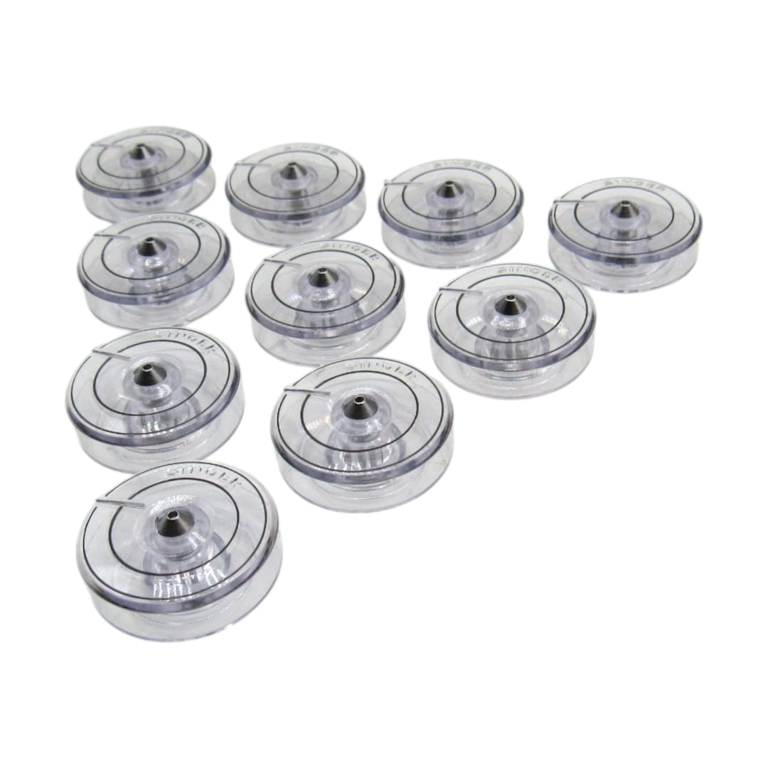Bobbins (10 Pack) Genuine Centaur - Singer Sewing Machine Part # 312956 ...