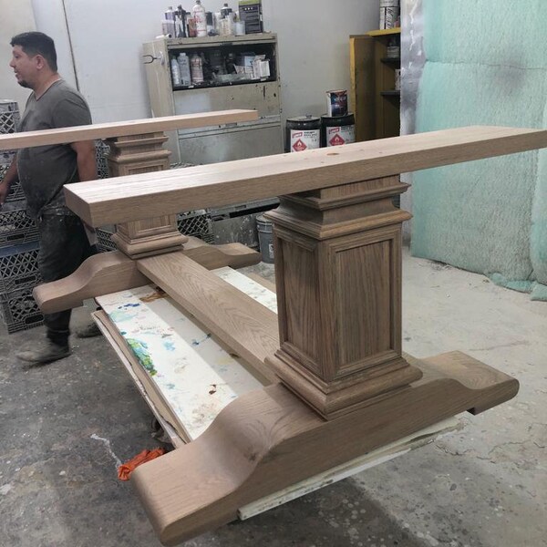 Wood Table Base - Etsy