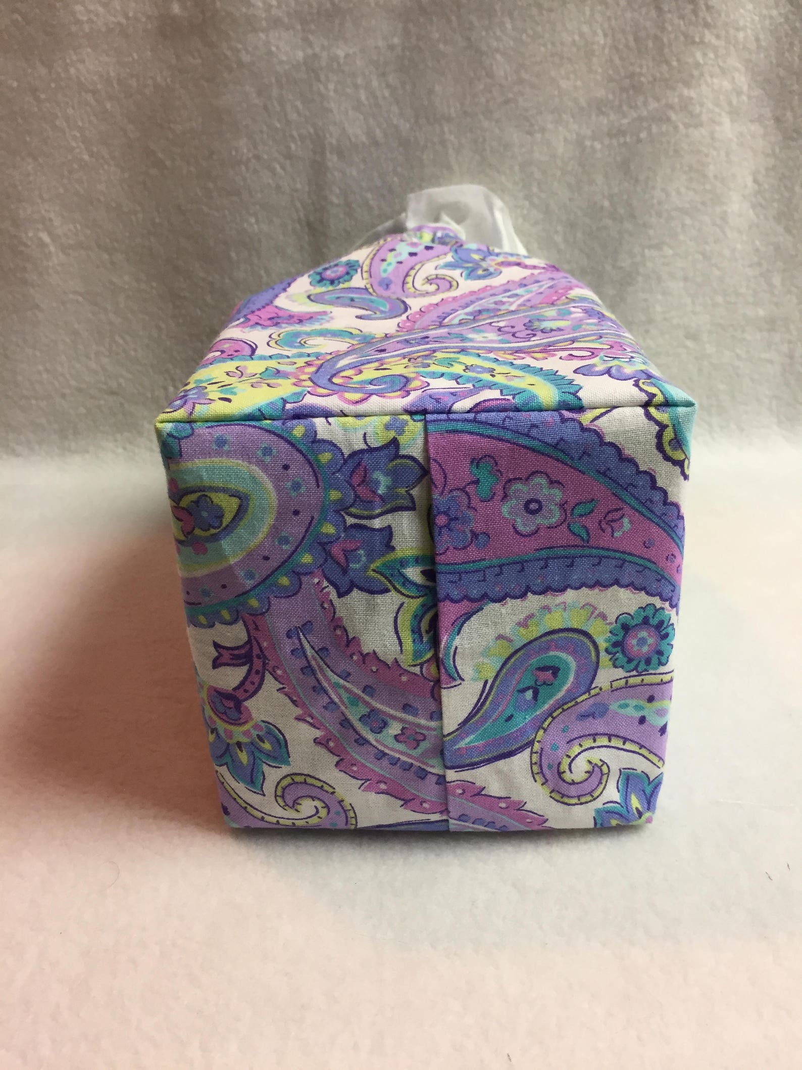 Tissue Box Cover Purple Floral Designs TC001.16 - Etsy