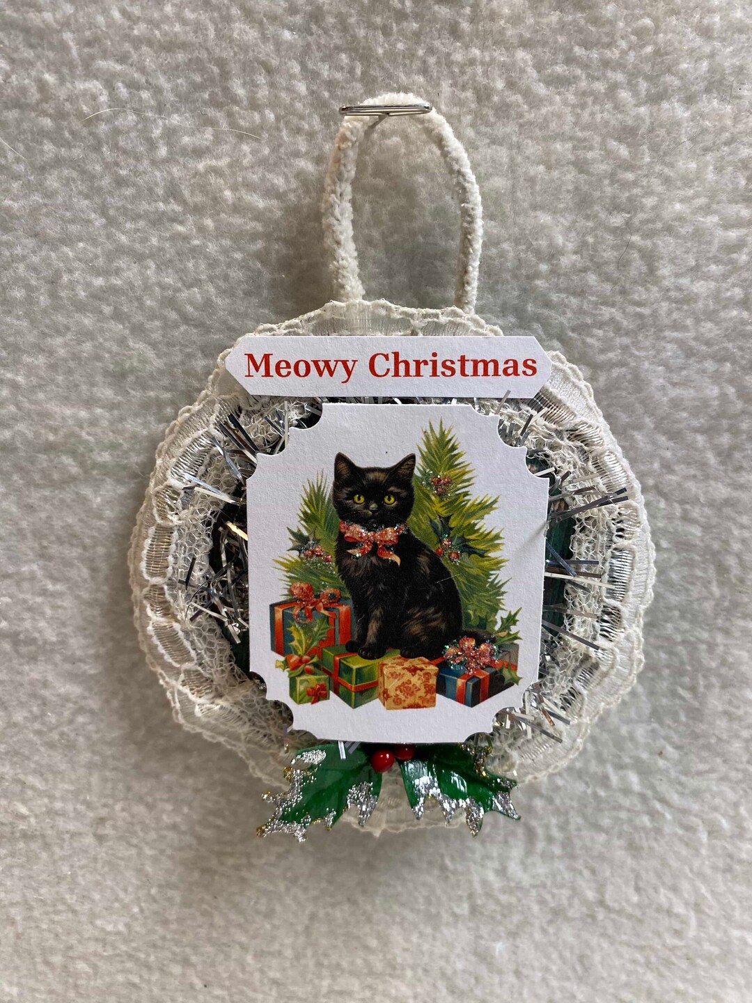 Victorian Kitty Ornament (#O050.011) - Etsy