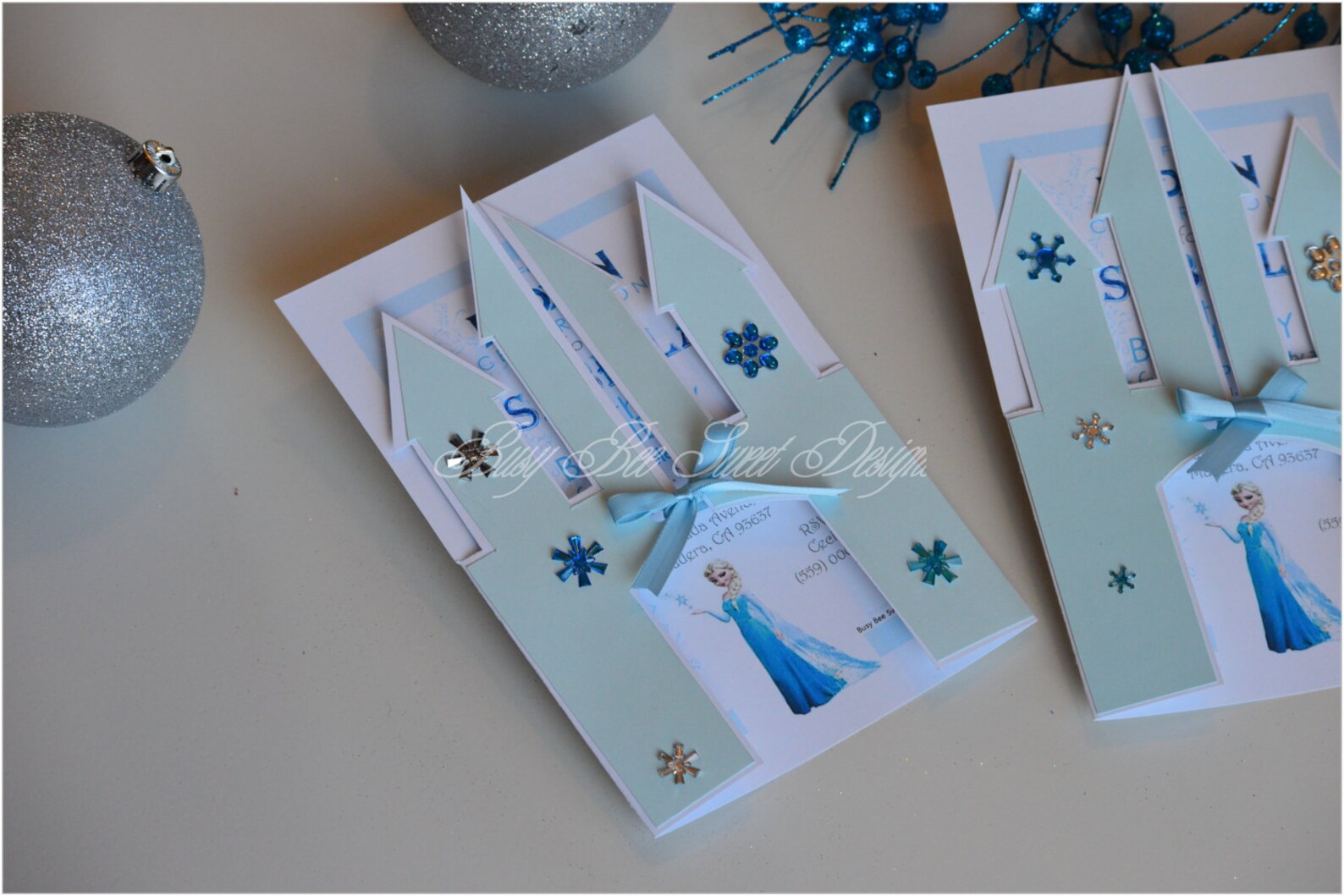 Frozen Invitations / Princess Castle Invitations / Princess - Etsy