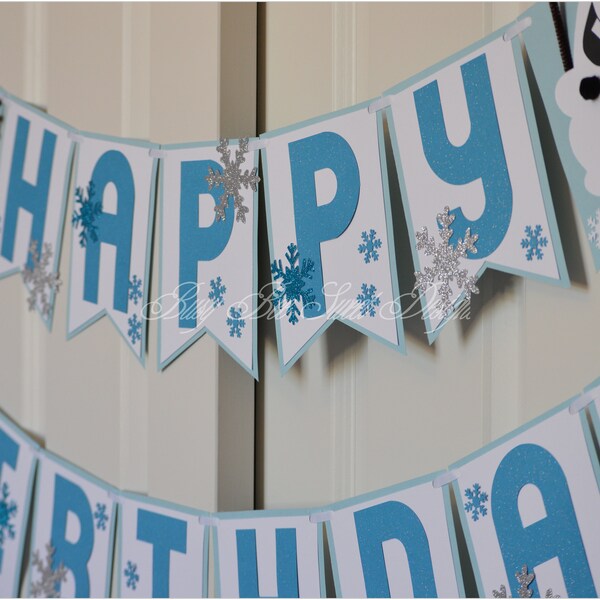 Frozen Banner - Etsy