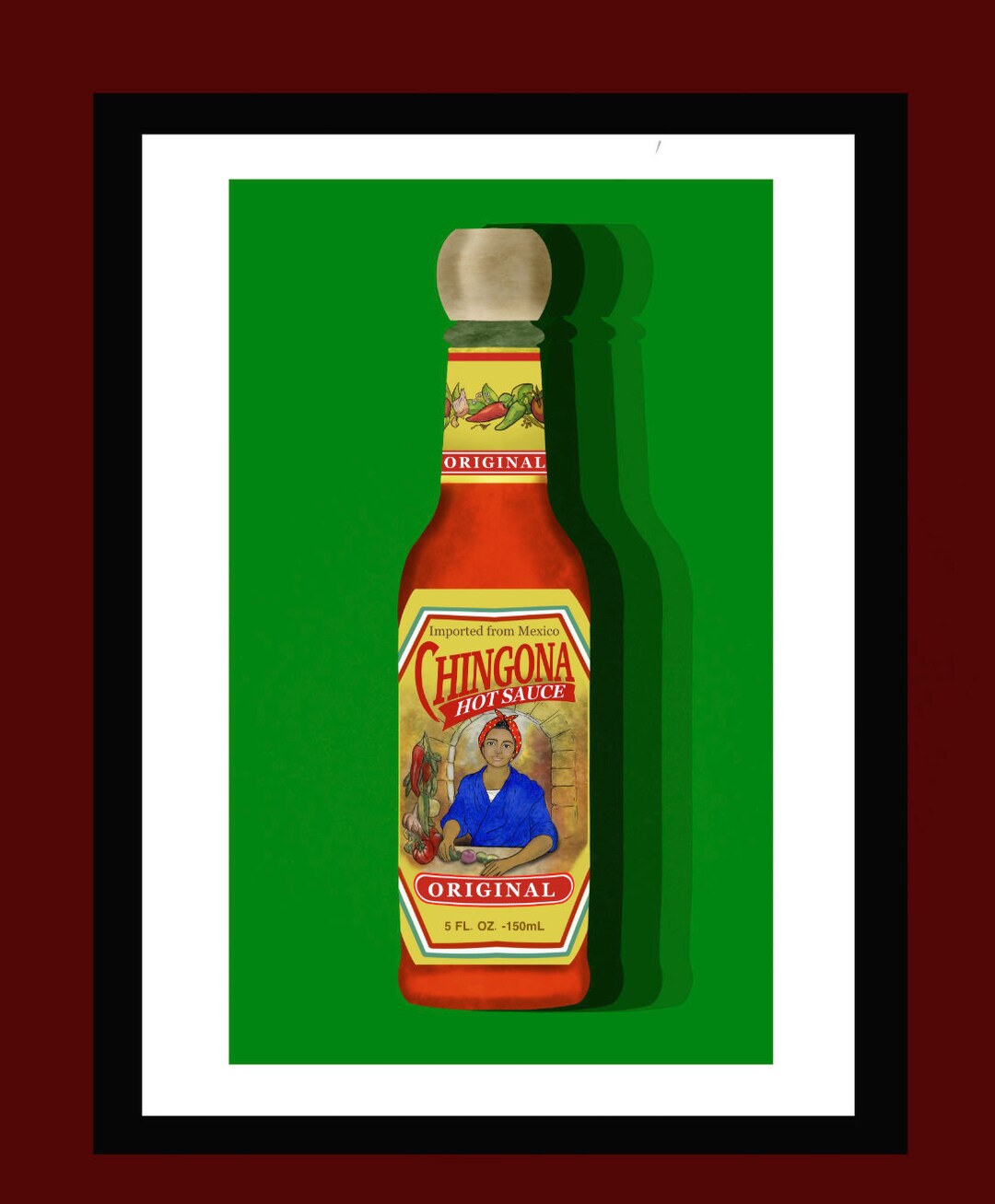 Chingona Art Print 8x10 - Etsy