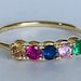 14k Mothers Day Rings, Mothers Day Jewelry, Birthstone Gold Rings ...
