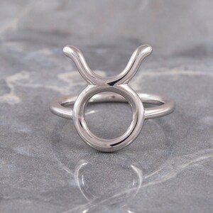 Zodiac Sign Jewelry, Taurus Ring, 14k Gold Taurus Ring, Zodiac Ring ...