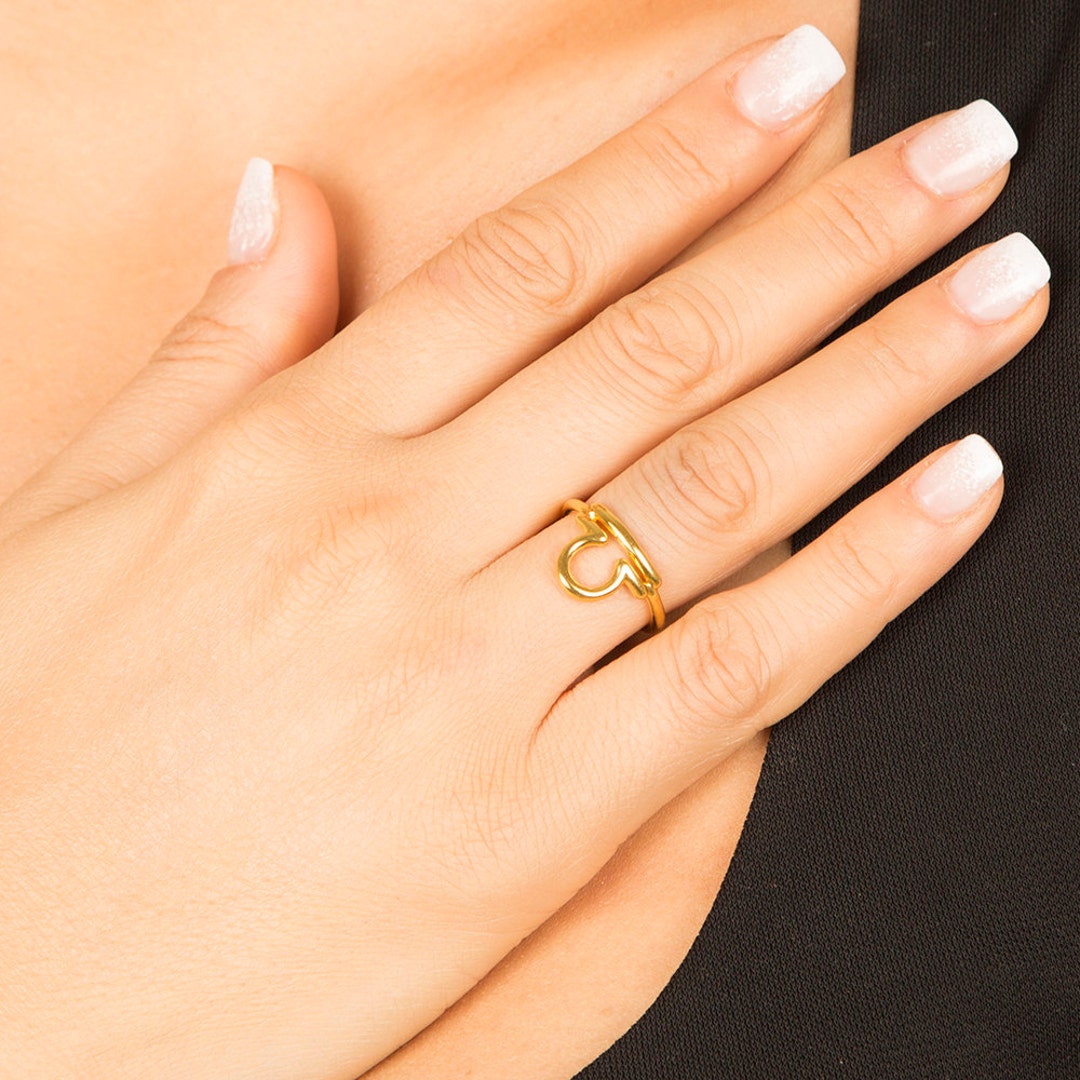 Zodiac Libra Rings, Astrology Sign Rings, Custom Zodiac Ring, 14k Gold ...