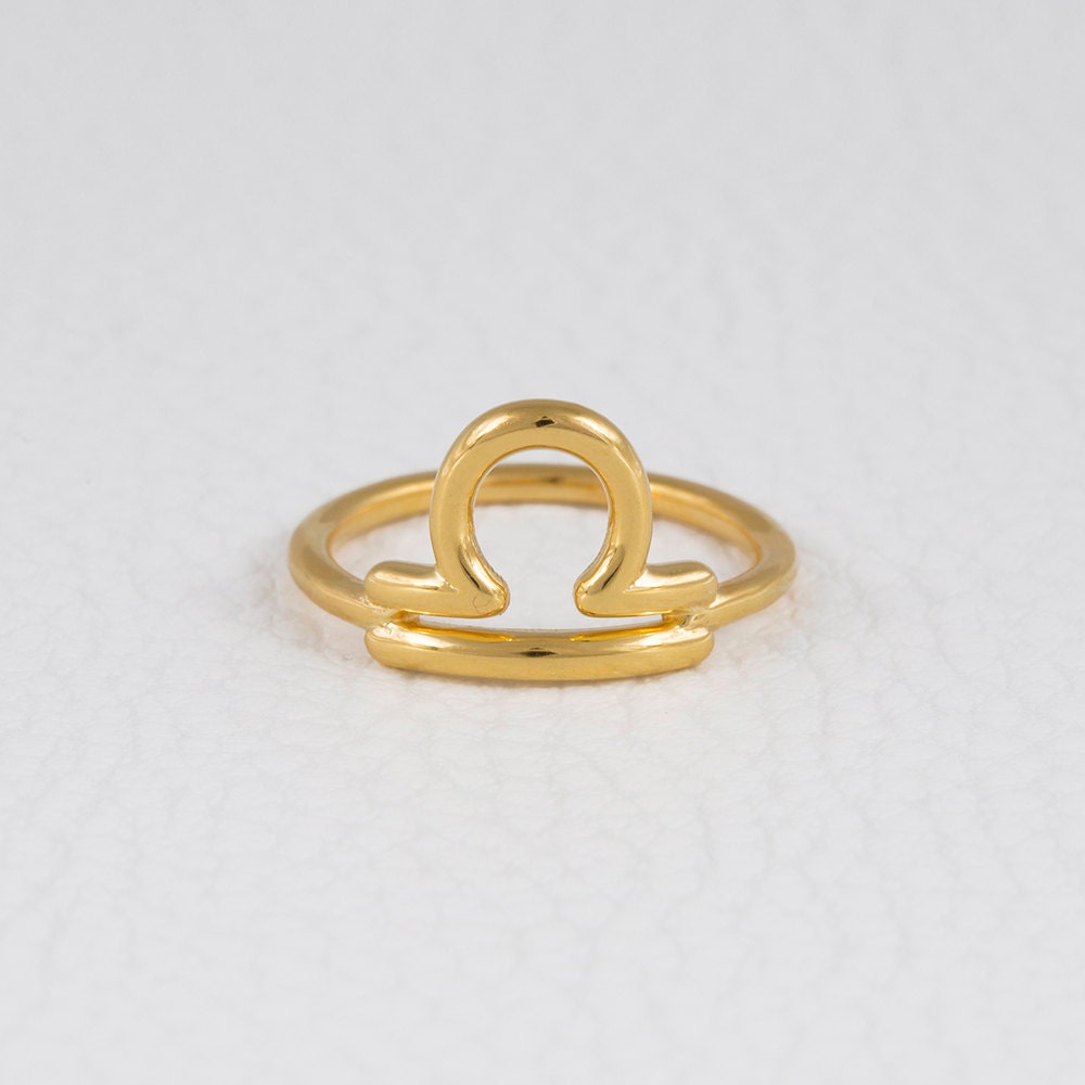 Zodiac Libra Rings Astrology Sign Rings Custom Zodiac Ring - Etsy