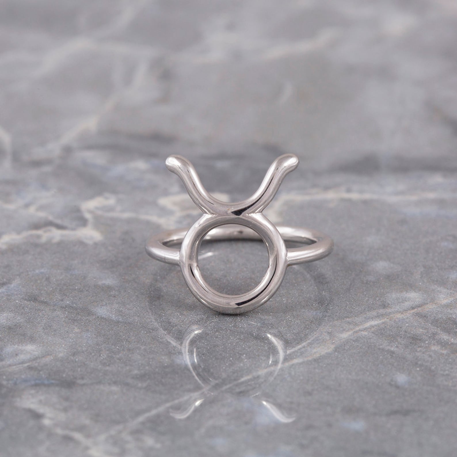 Zodiac Sign Jewelry Taurus Ring 14k Gold Taurus Ring Zodiac | Etsy