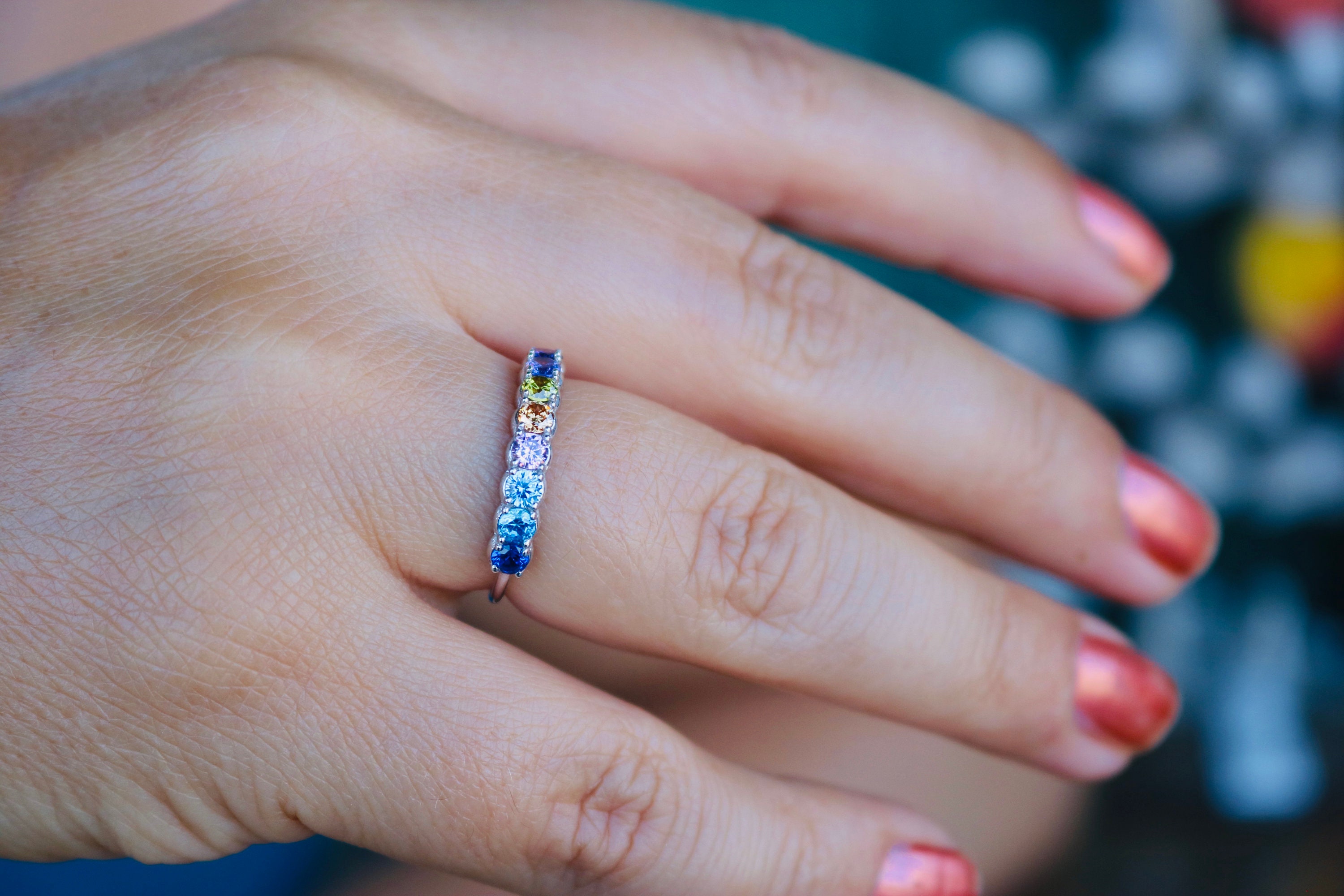 Mother's Day Ring Rose Gold Ring for Mom Custom | Etsy