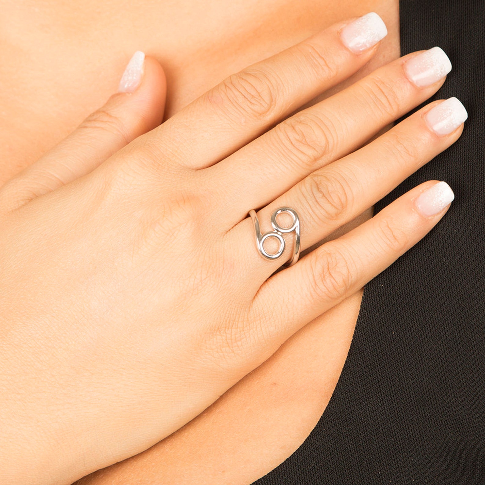 Zodiac Cancer Ring, Horoscope Signet Ring, Cancer Ring, Horoscope Rings ...