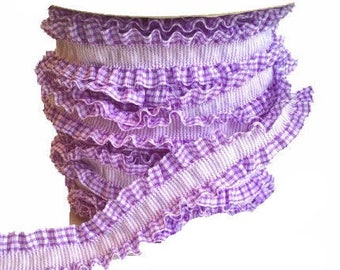 Gingham ruffle | Etsy