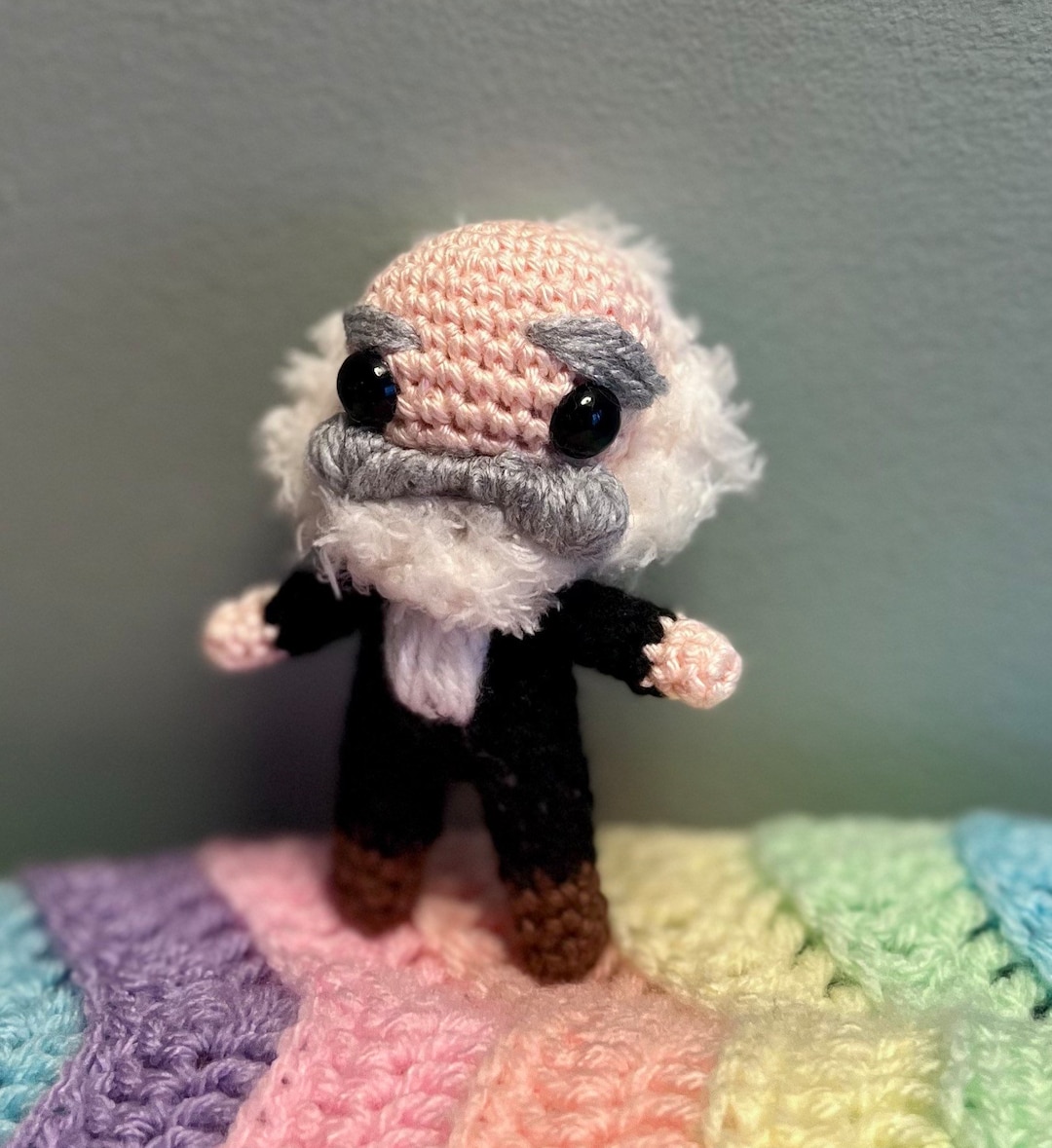 KARL MARX DOLL smaller, Cuter Design Amigurumi Crochet Plushie Toy - Etsy