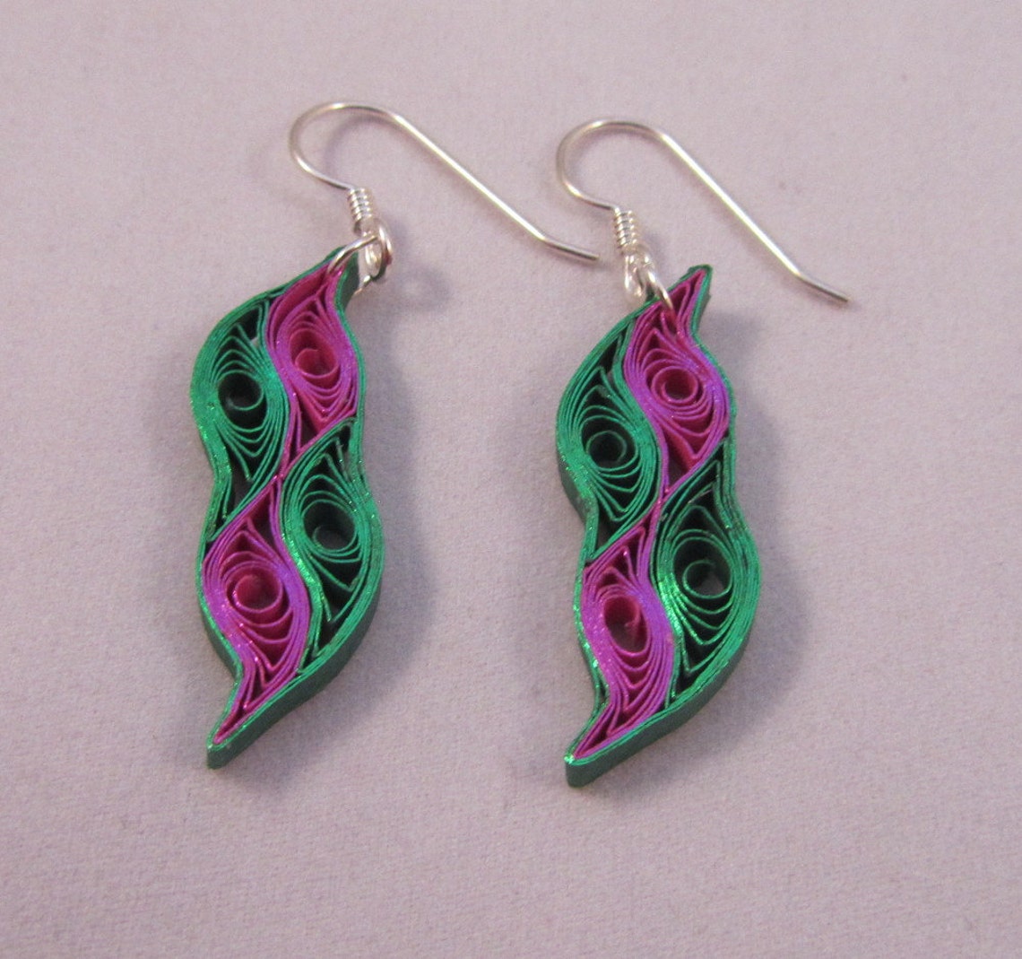 Paper Quilled Earrings - Etsy