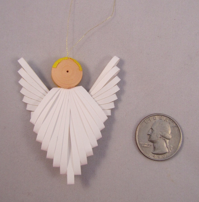 Quilled Angel Ornament - Etsy Denmark