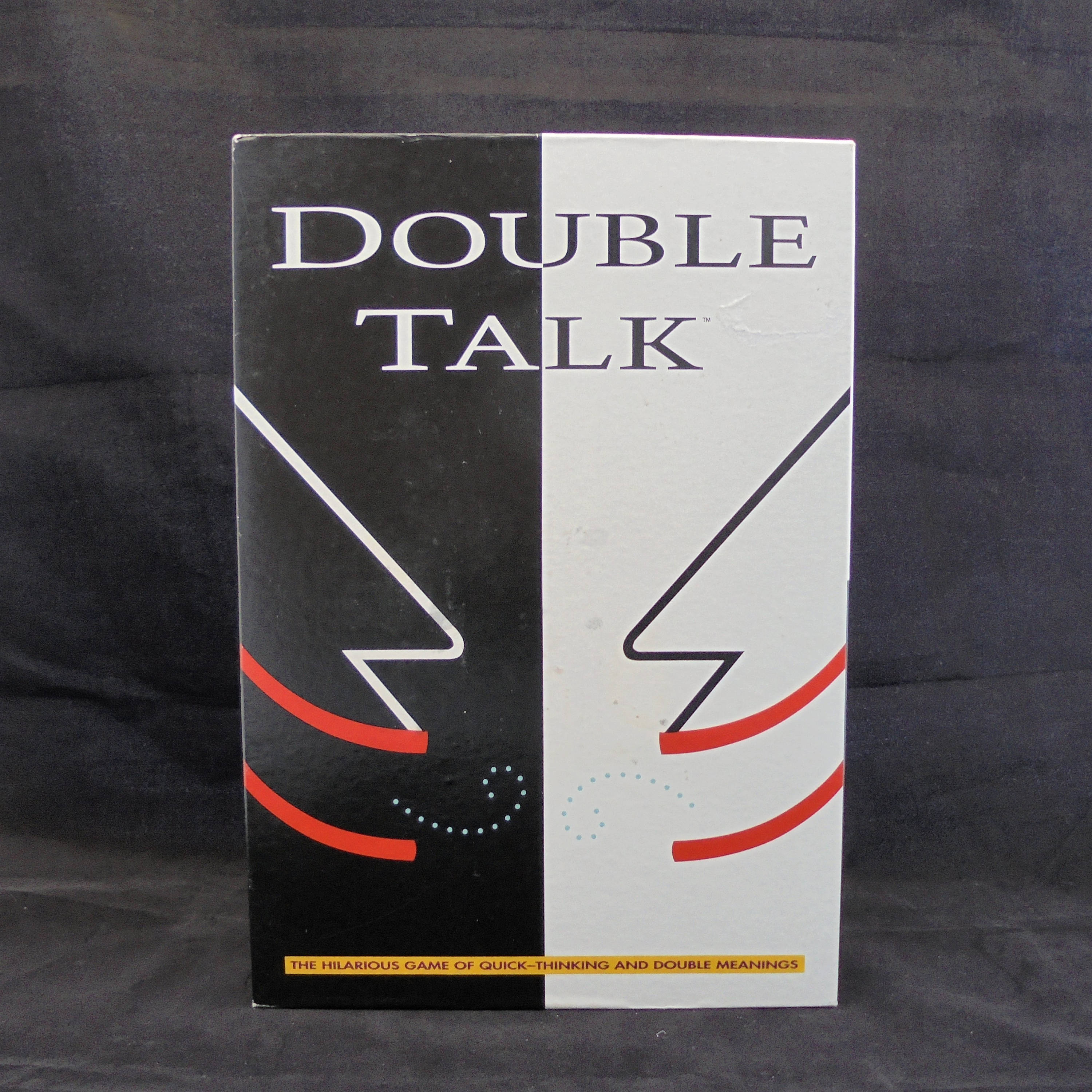 DOUBLE TALK 90'S Board Game/Double Talk Boyle and Elggren 1992 Board Game