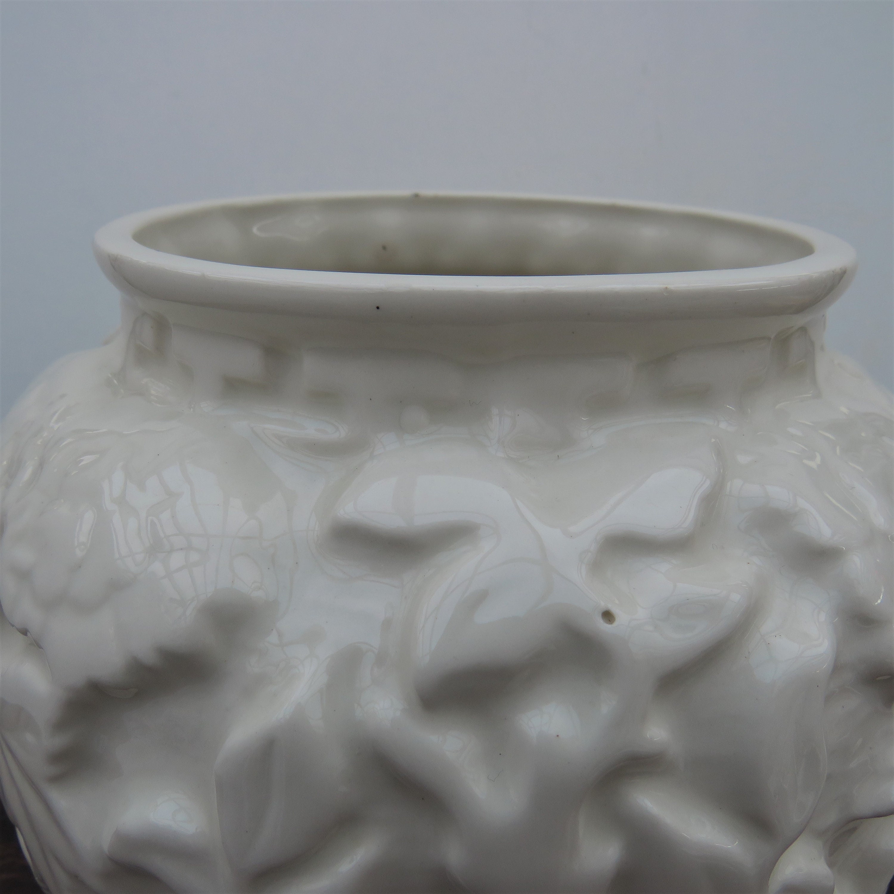 H J Woods Indian Tree Pattern Vase Number 573.Rare Example Indian Tree ...