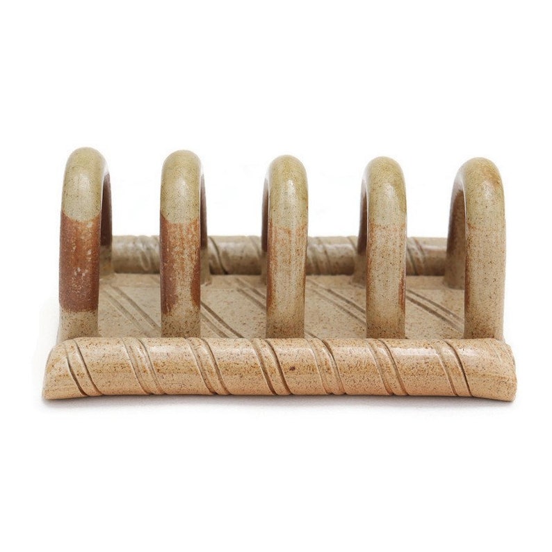 Studio Pottery Toast Rack Rustic Toast Rack - Etsy