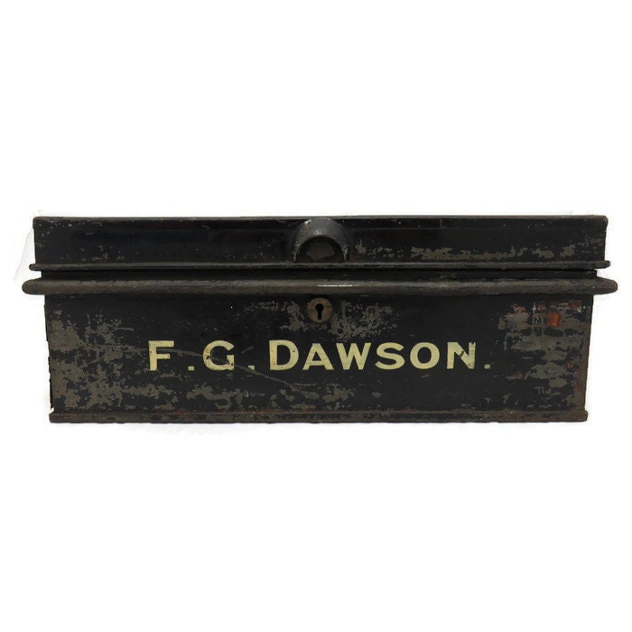 Hobbs & Co. Victorian military metal travel Lock .English Large Antique ...