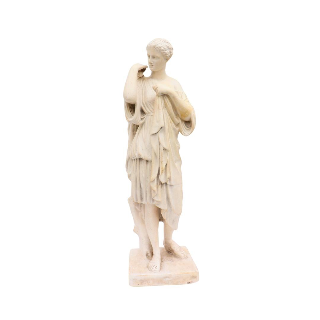 Antique Plaster Cast Figure of Diana De Gabii, 19th Century Museum ...