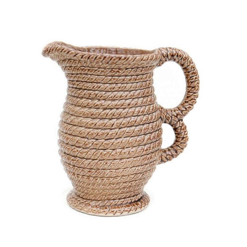 Govancroft Stoneware Pitcher- Jug circa 1950 H 7.5''/ Govancroft Rope ...