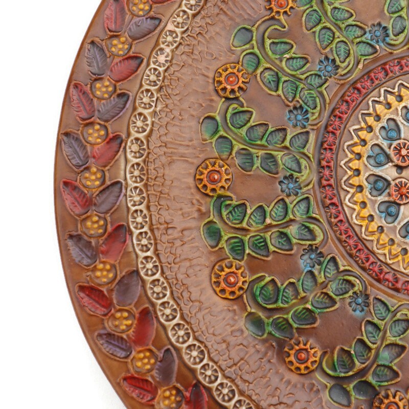 Spanish Pottery Hand Crafted Wall Plate By Ceramica Del Convento de ...