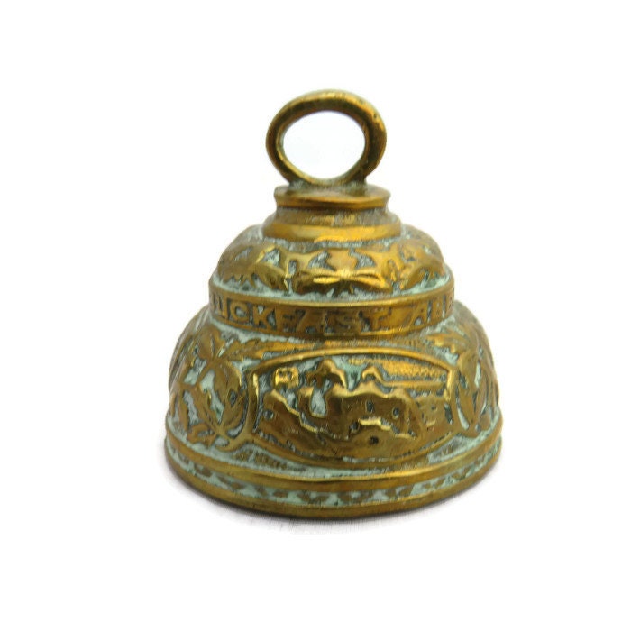 Small English Brass Sanctuary Church Bell Buckfast Abbey Souvenir 2.3 ...