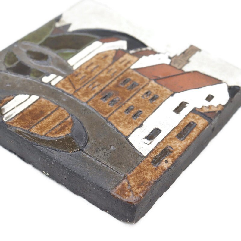 Brugge Argus Wall Tile Plaque Stoneware Belgium Bruges | Etsy