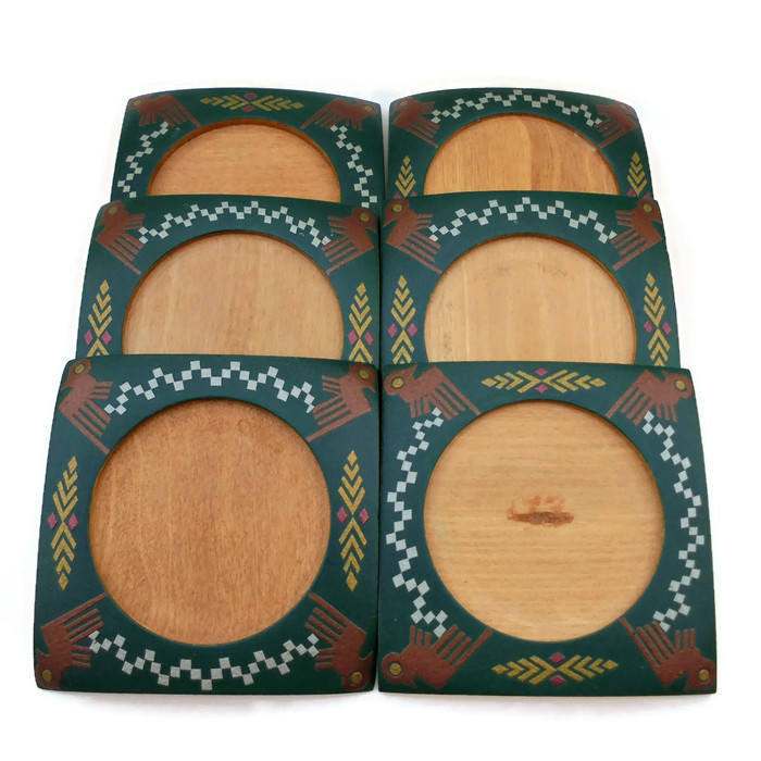 Mopa Mopa Resin Artwork Coasters/Hand Made Wooden Coasters Made in ...