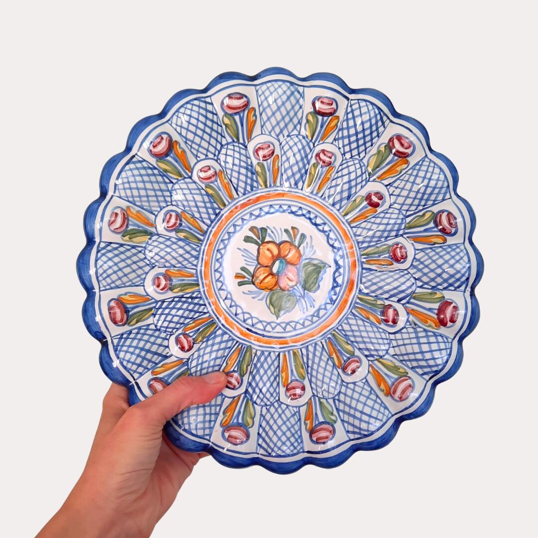Vintage Spanish Wall Plate Made in Talavera 11.7 Inc Diameter ...