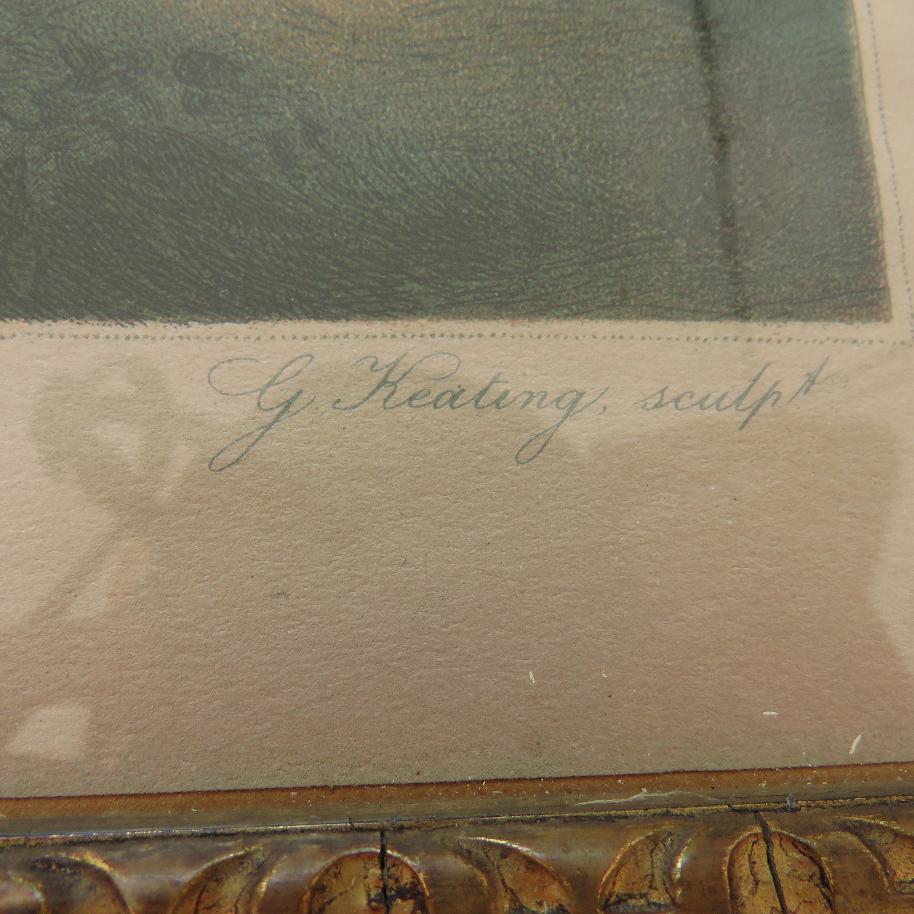 Antique Coloured Mezzotint Engraving The School Door (after Francis ...