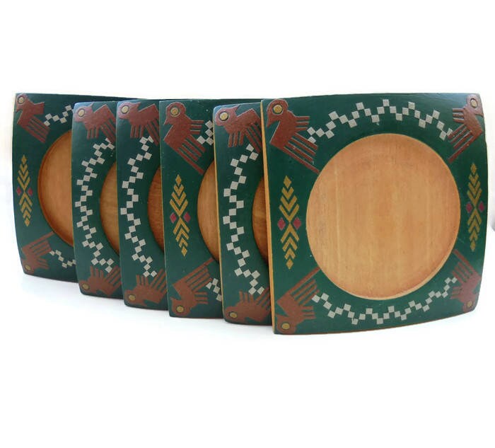 Mopa Mopa Resin Artwork Coasters/Hand Made Wooden Coasters Made in ...