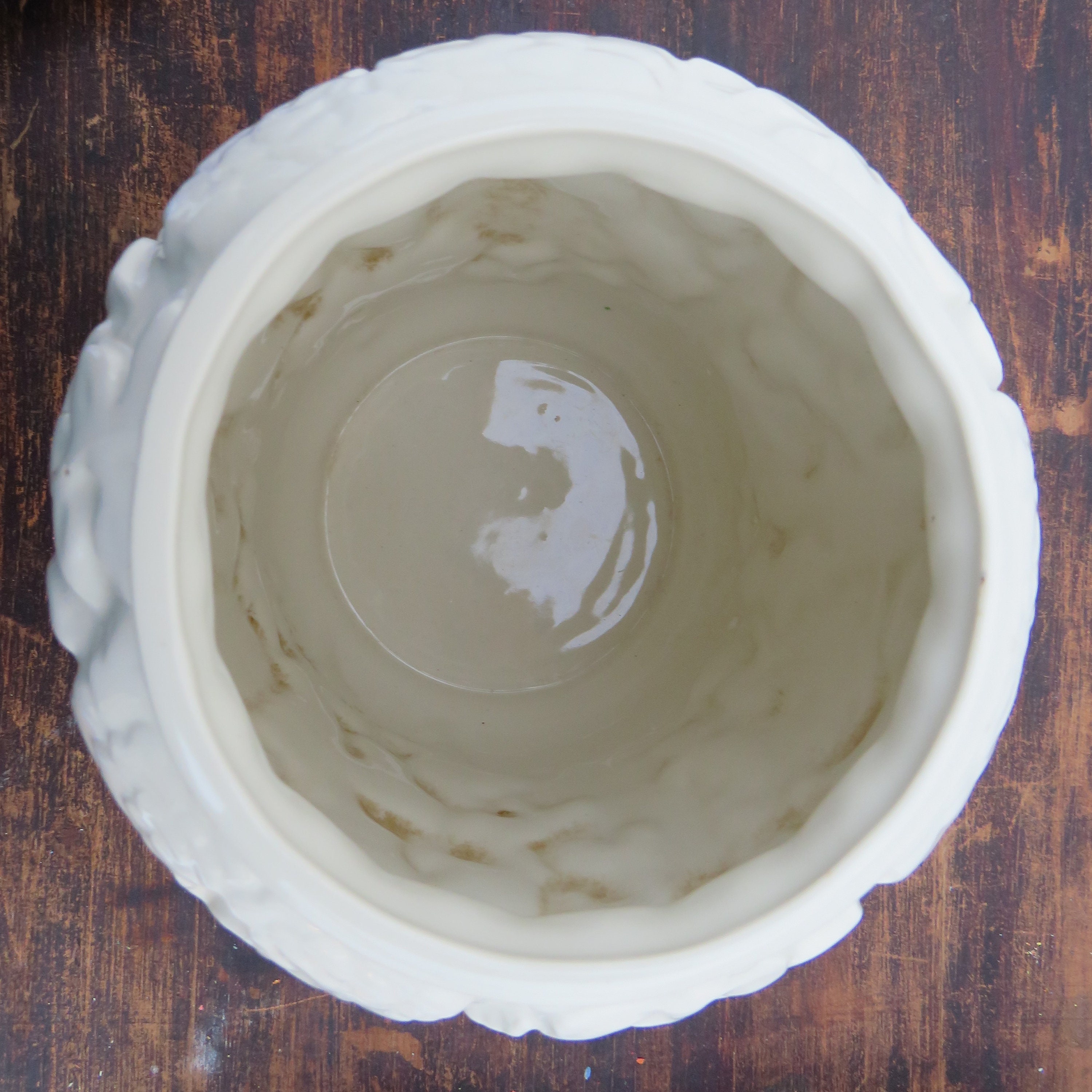 H J Woods Indian Tree Pattern Vase Number 573.Rare Example Indian Tree ...