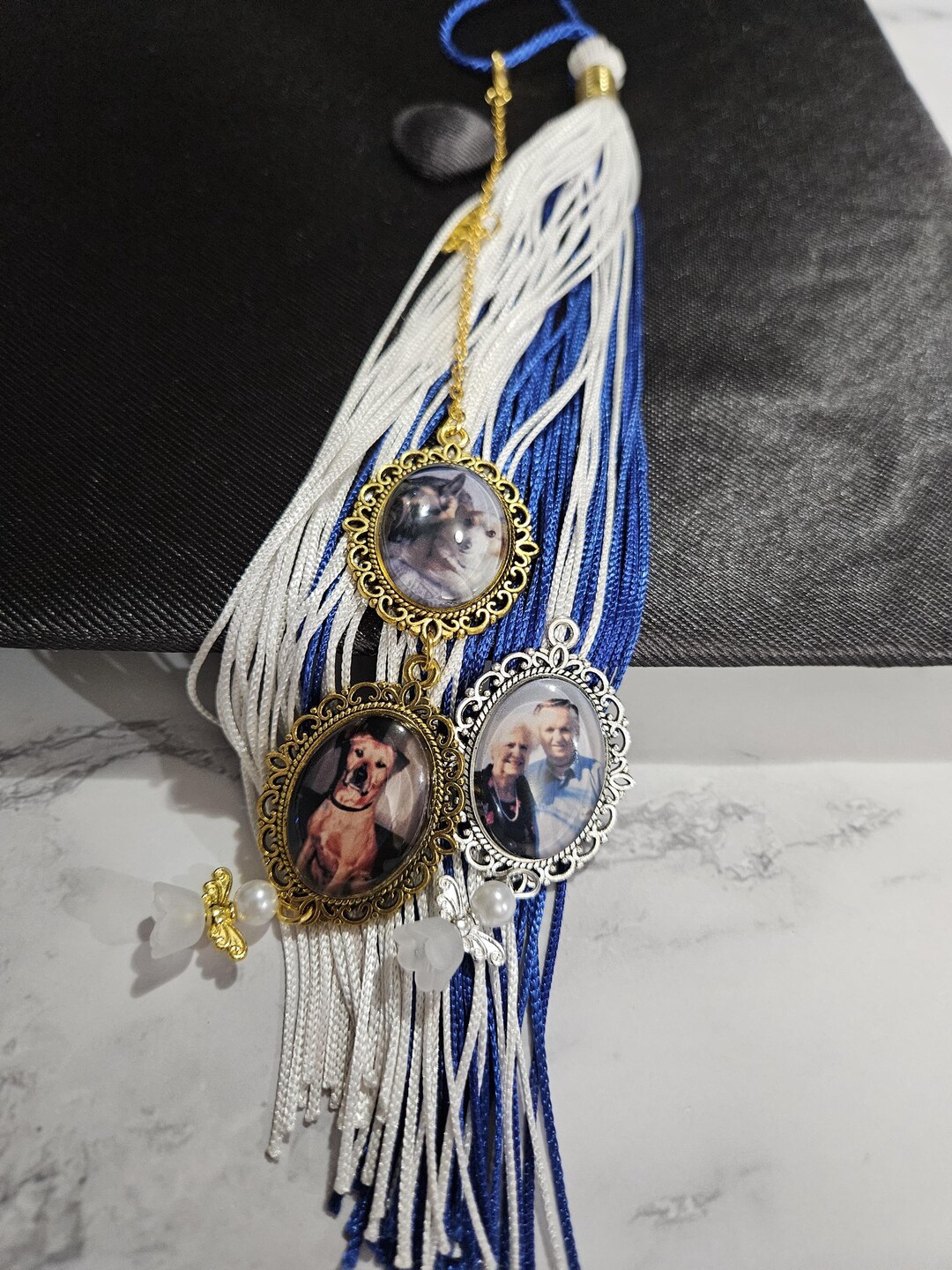 Graduation Tassel Charm Cap Charms Graduation Cap Memorial Tassel Clip ...