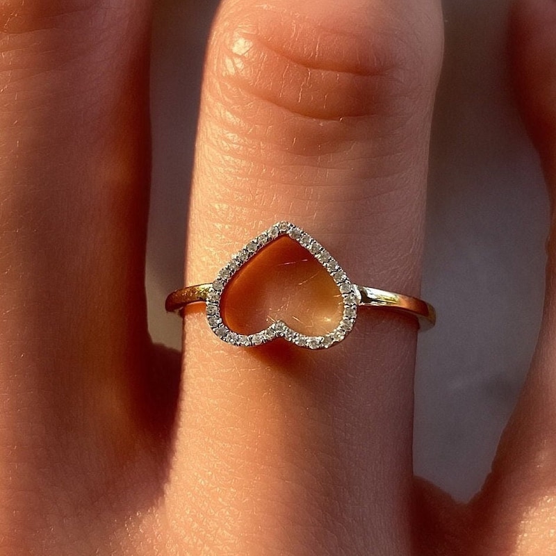Gold Love Ring - Etsy