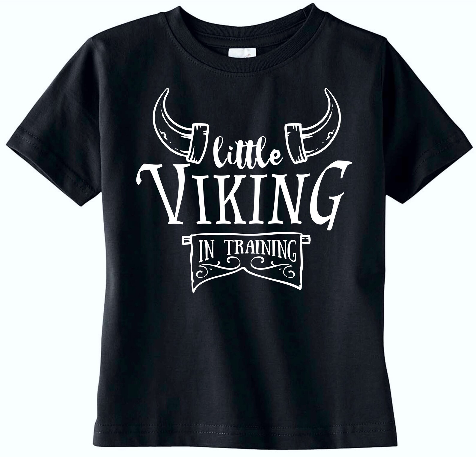 Little Viking T-shirt - Viking in Training - Vikings Kid - Girls Tees ...