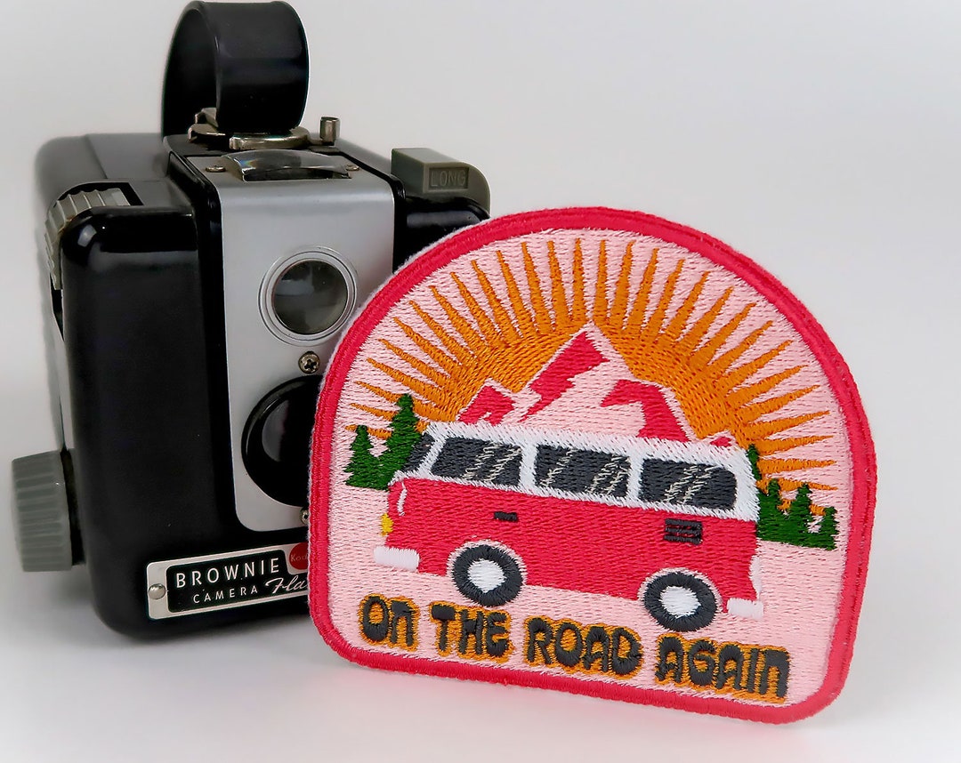 VW Bus Embroidery Patch: on the Road Again Design (digital Download) - Etsy