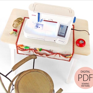 Apron Style Sewing Machine Mat + Organizer PDF Sewing Pattern - Etsy
