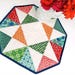 Quilted Octagonal Patchwork Placemats Digital PDF Sewing Pattern - Etsy