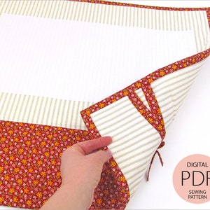 Apron Style Sewing Machine Mat + Organizer PDF Sewing Pattern - Etsy