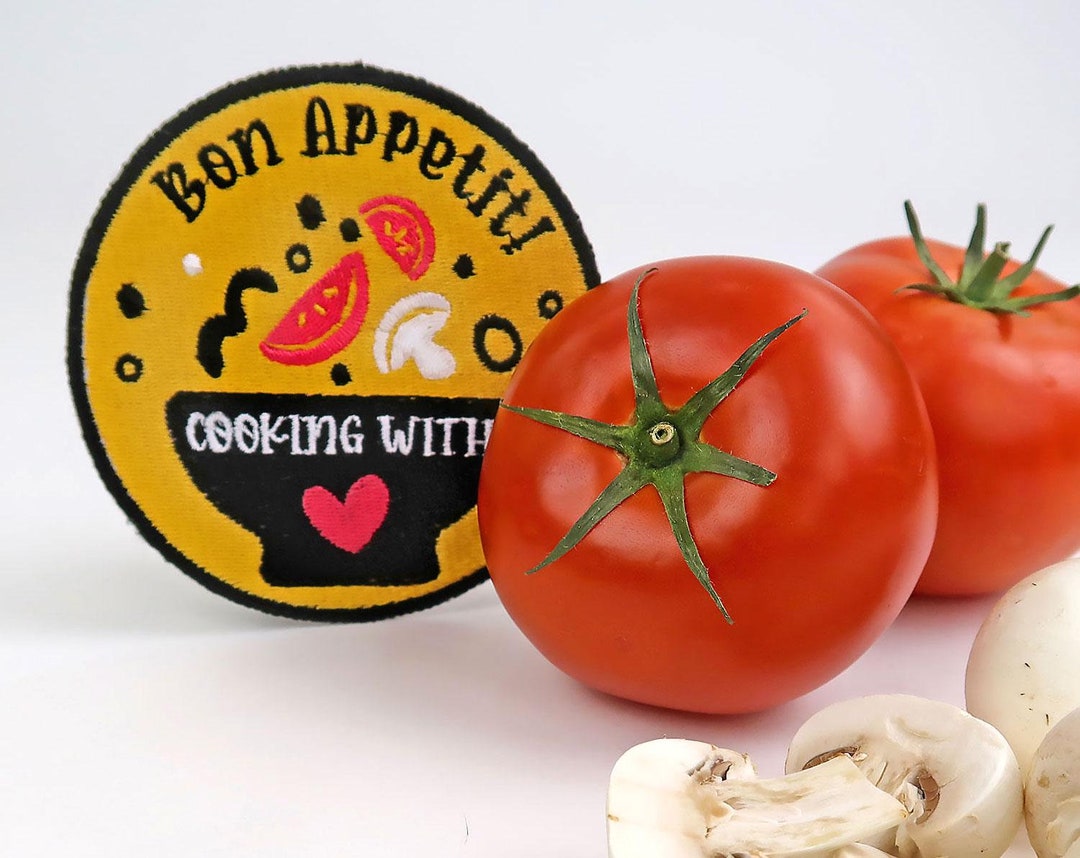 Cooking With Love Machine Embroidery Patch Design (digital Download) - Etsy
