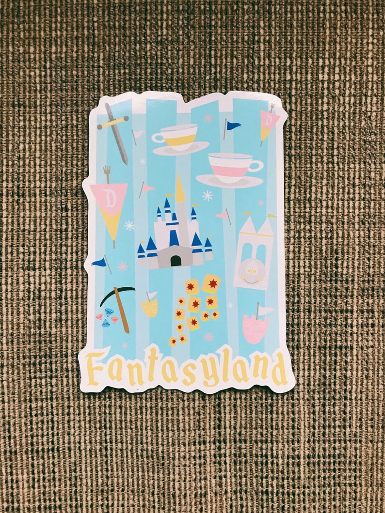 Magic Kingdom Lands Sticker Pack - Etsy