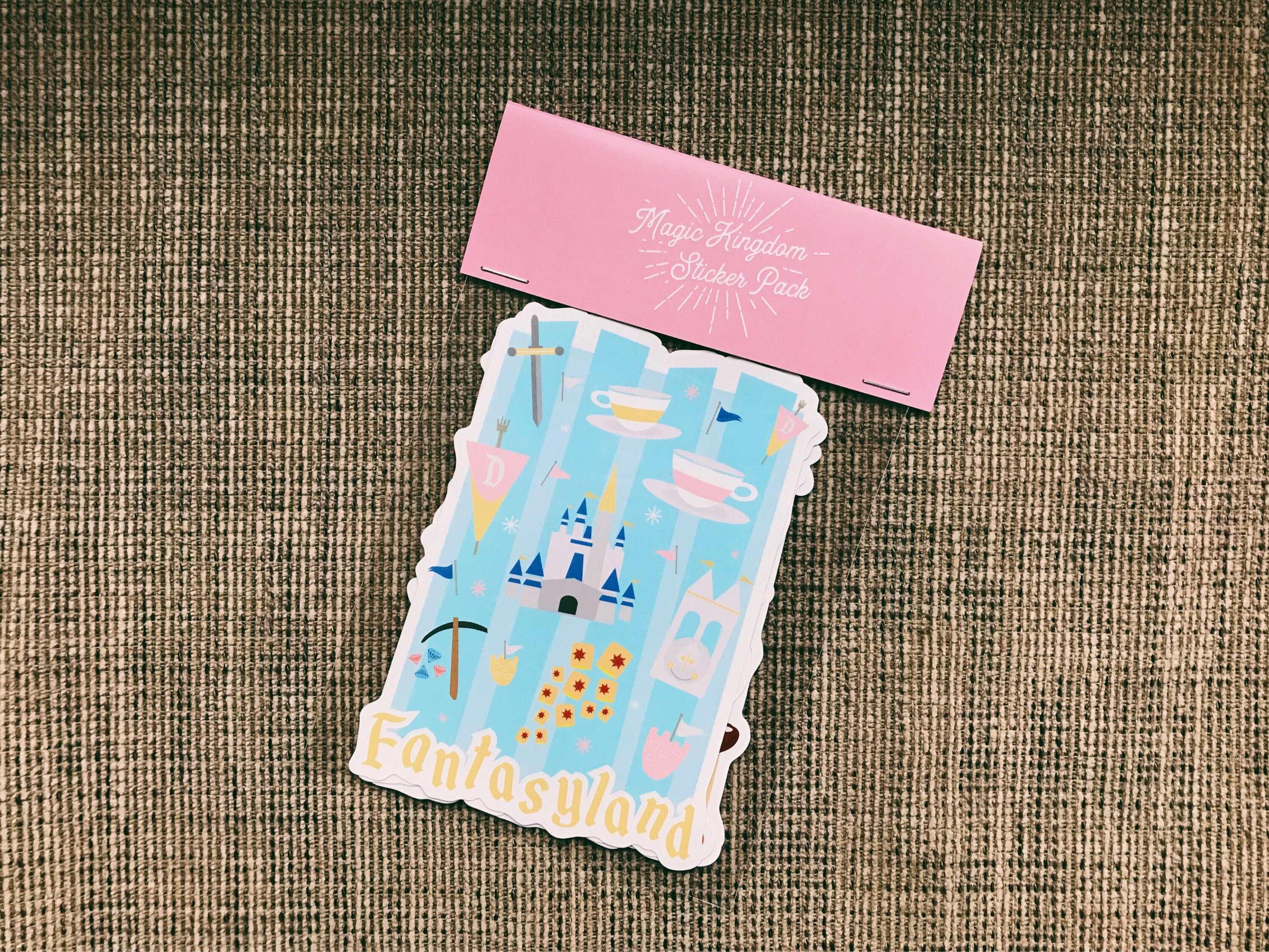 Magic Kingdom Lands Sticker Pack - Etsy