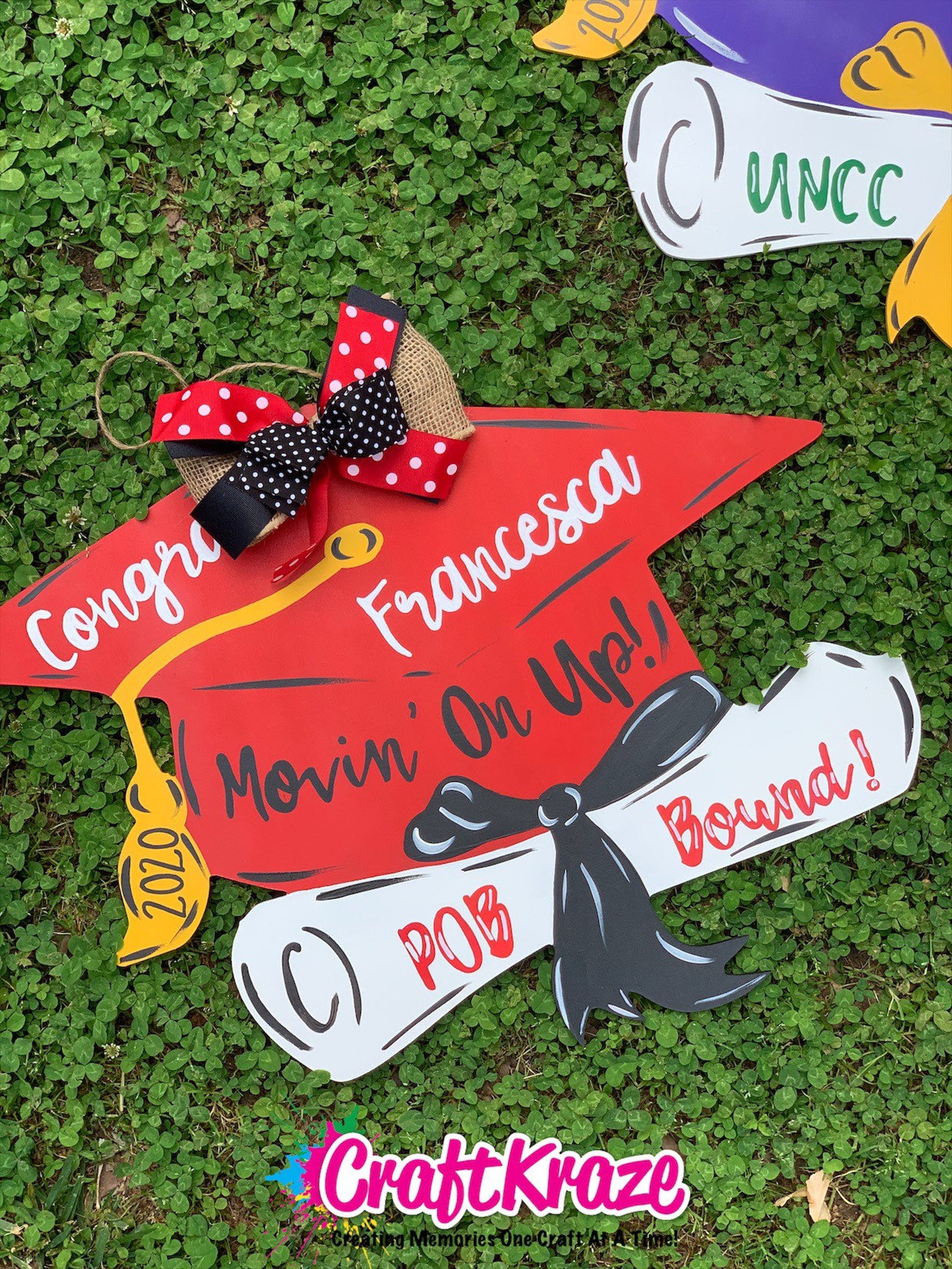 Graduation Door Hanger Graduation Wreath Graduation Cap - Etsy