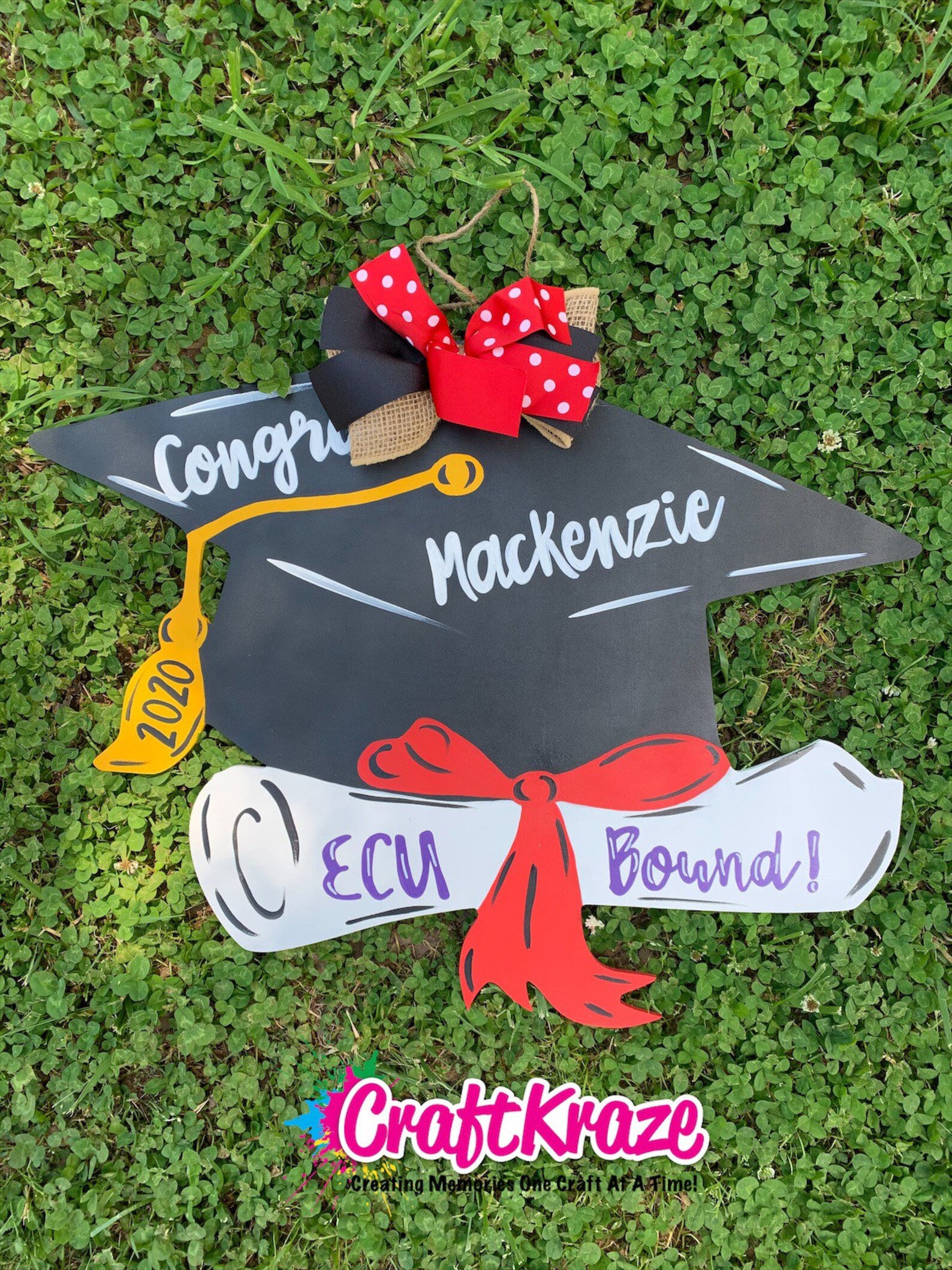 Graduation Door Hanger Graduation Wreath Graduation Cap - Etsy