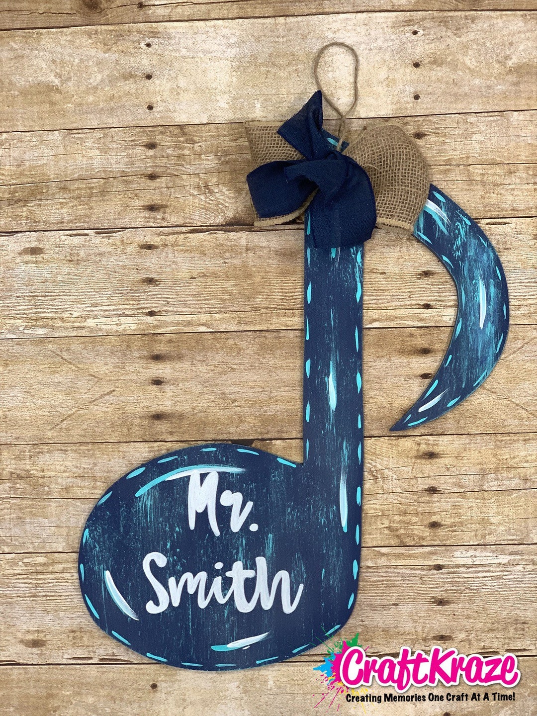 Music Door Hanger, Back to School Gift, Teacher Door Decor, Music Sign ...