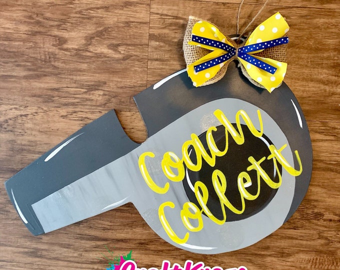 PE Teacher Decor, Coach Door Hanger, Coach Office Decor, PE Teacher ...