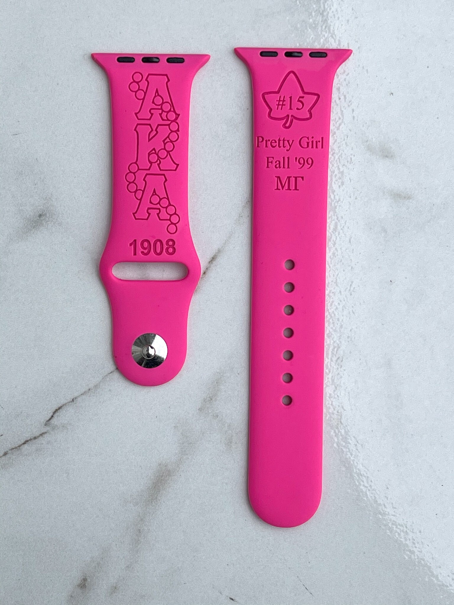 AKA Watch Band Alpha Kappa Alpha Sorority Gifts Alpha Kappa - Etsy